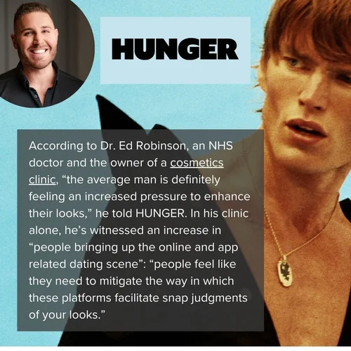 Hunger - ‘Chad facing’, ‘mewing’ and ‘looksmaxxing’… Are men alright ...